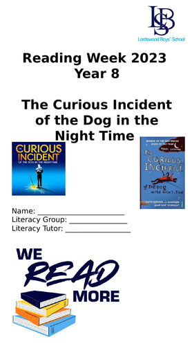 The Curious Incident - Guided Reading Booklet | Teaching Resources