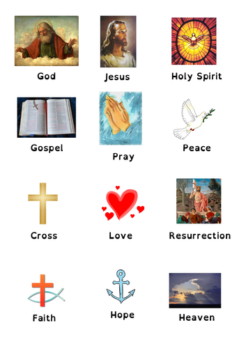 Christian Circle the Words you Hear | Teaching Resources