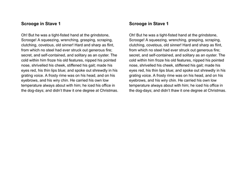 A Christmas Carol Stave One - 2 Hour Long Lessons | Teaching Resources