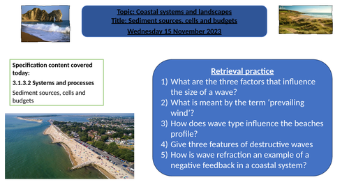 AQA A LEVEL coasts fully resourced lessons - 15 lessons | Teaching ...