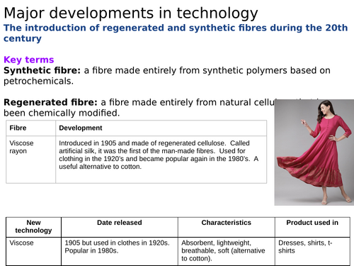A Level Fashion & Textiles - 2.3 How technology and cultural changes ...