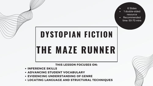 Dystopia: The Maze Runner | Teaching Resources