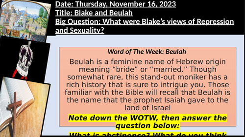 Songs of Innocence: Blake's Mythology | Teaching Resources