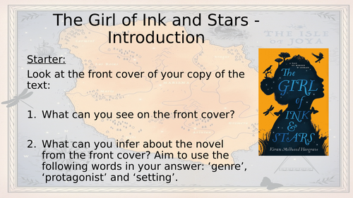 The Girl of Ink and Stars - Full Scheme of Work Year 7/8 | Teaching ...
