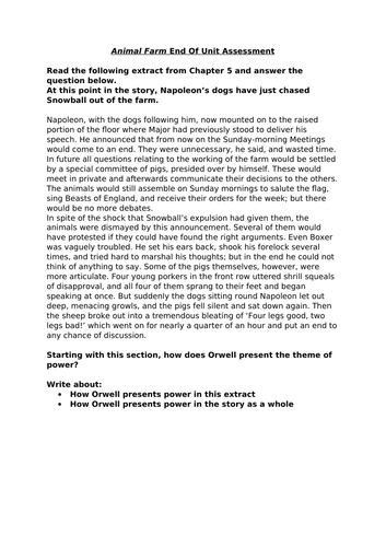 SCHEME OF WORK: Animal Farm by George Orwell (28 lessons) | Teaching ...