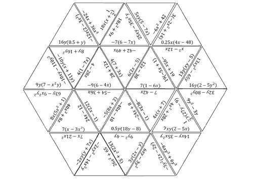 Expanding/Factorising Single Brackets - Tarsia Puzzle | Teaching Resources Expanding/Factorising Single Brackets - Tarsia Puzzle | Teaching Resources