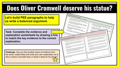 Oliver Cromwell: Hero or Villain | Teaching Resources