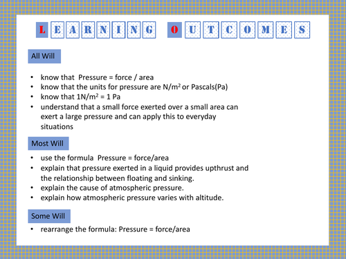 Forces - Pressure Explained - Fully Resourced lesson for KS3 | Teaching ...