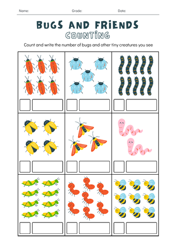 Bugs & Friends Adventure: Grade 1 Educational Pack | Teaching Resources