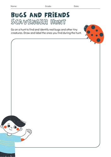 Bugs & Friends Adventure: Grade 1 Educational Pack | Teaching Resources