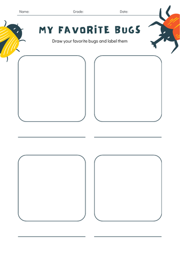 Bugs & Friends Adventure: Grade 1 Educational Pack | Teaching Resources
