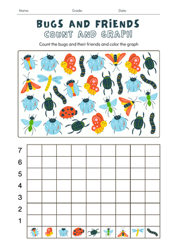 Bugs & Friends Adventure: Grade 1 Educational Pack | Teaching Resources