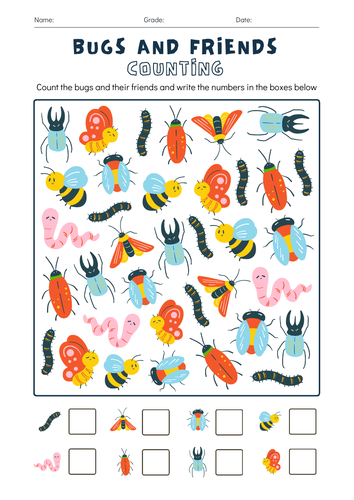 Bugs & Friends Adventure: Grade 1 Educational Pack | Teaching Resources