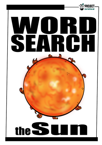 The Sun Word Search | Teaching Resources