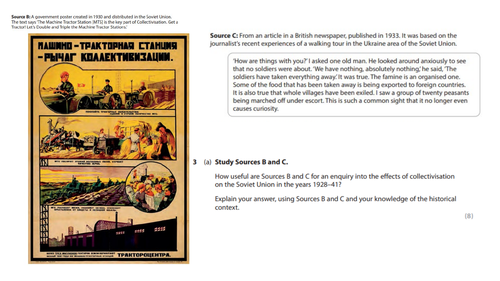 Edexcel History GCSE Russia | Teaching Resources