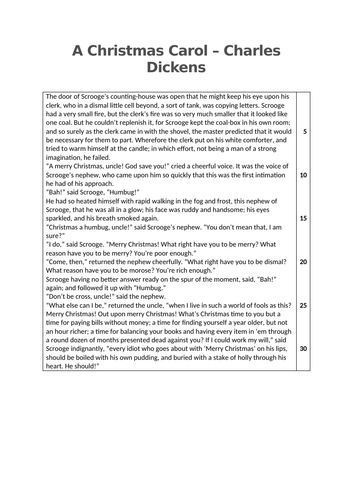 Christmas GCSE English Bundle | Teaching Resources