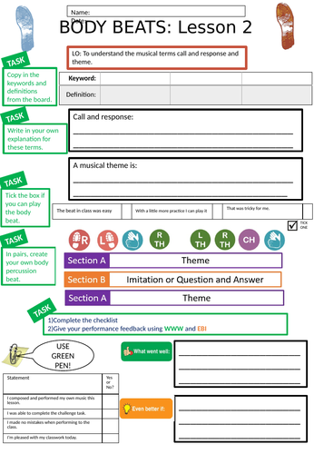 Body Percussion 1 | Teaching Resources