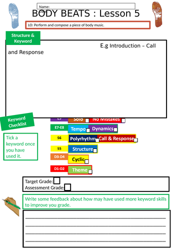 Body Percussion 1 | Teaching Resources