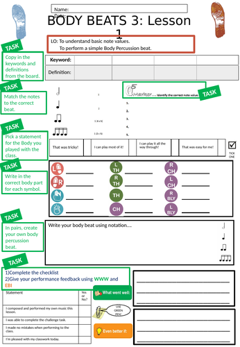 Body Percussion 3 | Teaching Resources