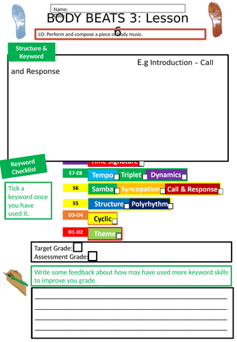 Body Percussion 3 | Teaching Resources