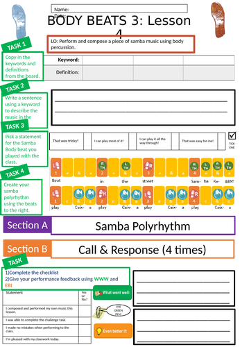 Body Percussion 3 | Teaching Resources
