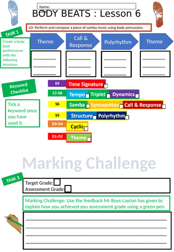 Body Percussion 3 | Teaching Resources