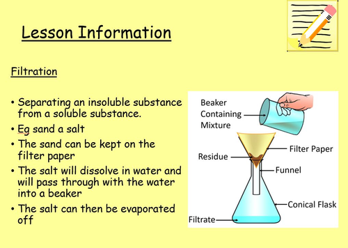 AQA GCSE Chemistry 1.3 separating mixtures full lesson and built in ...