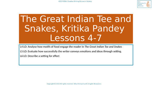 Motifs & Describing Setting (Creative Writing SOW) - Kritika Pandey ...