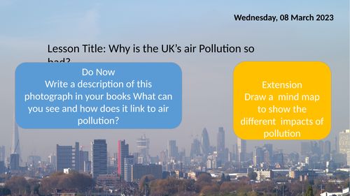 Air pollution | Teaching Resources