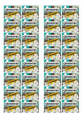 Chemistry escape room for secondary school pupils (we used it for sixth ...