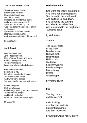 Examples of Personification in Poetry | Teaching Resources