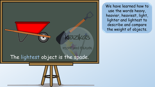 Weight: AQA Entry Level 1 Maths - PowerPoint Lesson | Teaching Resources