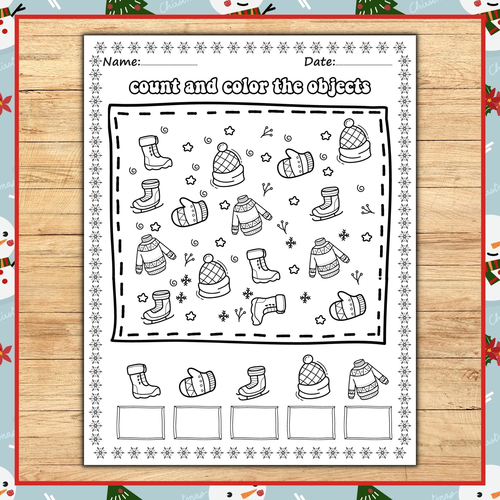 Christmas activities Freebies | free winter i spy coloring pages ...