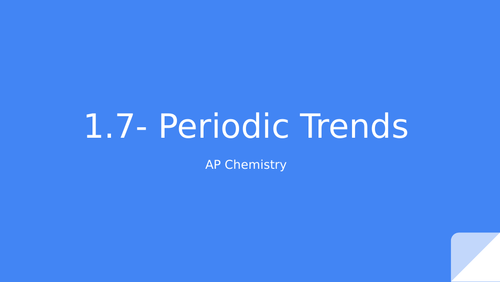 AP (Advanced Placement) Chemistry- Complete Unit 1 learning resources ...