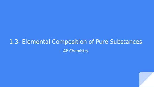 AP (Advanced Placement) Chemistry- Complete Unit 1 learning resources ...