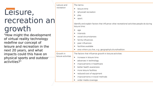Social and cultural influences unit IGCSE PE Physical Education ...
