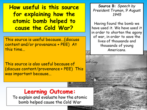 Atomic Bomb Cold War | Teaching Resources