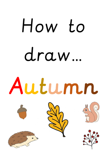 Autumn How to Draw FREEBIE | Teaching Resources