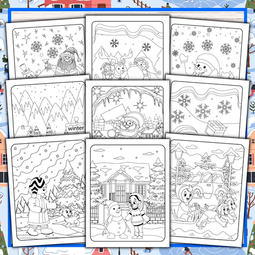 Winter Solstice activities | winter coloring pages | snowman coloring ...