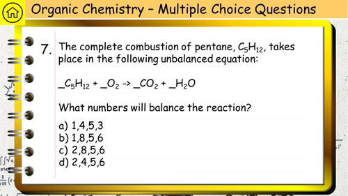 Chemistry Paper 2 Revision MCQs & Long Answer Questions AQA GCSE ...