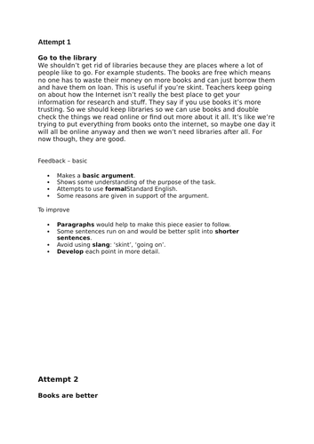 A05/A06 - Report writing | Teaching Resources