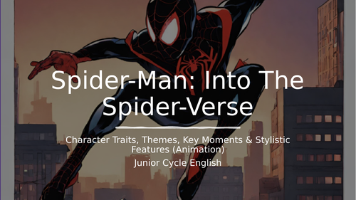 Spider-Man: Into the Spider-Verse Junior Cycle Studies | Teaching Resources