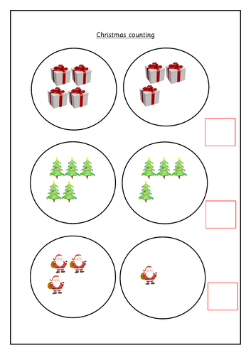 Christmas counting to 10 | Teaching Resources
