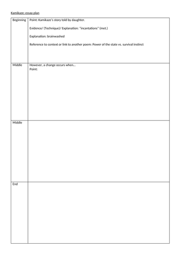 AQA Poetry Anthology linked lessons (P&C) | Teaching Resources