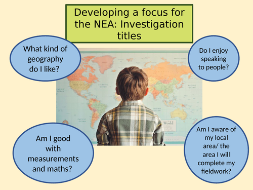 Edexcel A-Level Geography NEA lessons | Teaching Resources