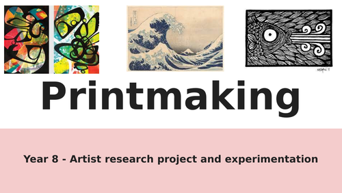 Printmaking - Year 8 | Teaching Resources