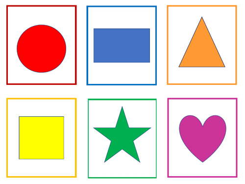 Shape Match Board | Teaching Resources