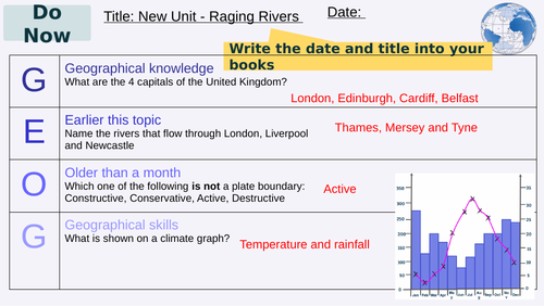 Rivers short unit for KS3 Geography (5 Lessons) | Teaching Resources
