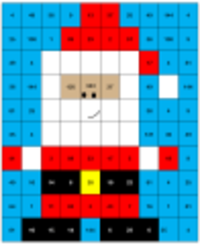 Christmas Themed Colour by Number-squares, cubes, primes and factors ...