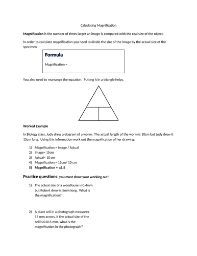 AQA Cell Biology- Required Practical 1 Microscopy | Teaching Resources AQA Cell Biology- Required Practical 1 Microscopy | Teaching Resources